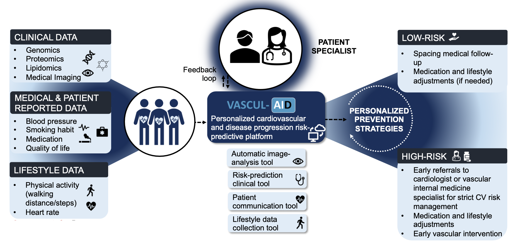 VASCUL-AID – AI-based progression prediction tools for AAA and PAD